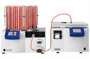 Dispensing and pouring system Systec Mediafill